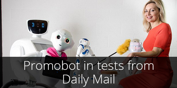 Promobot in tests from Daily Mail | PROMOBOT