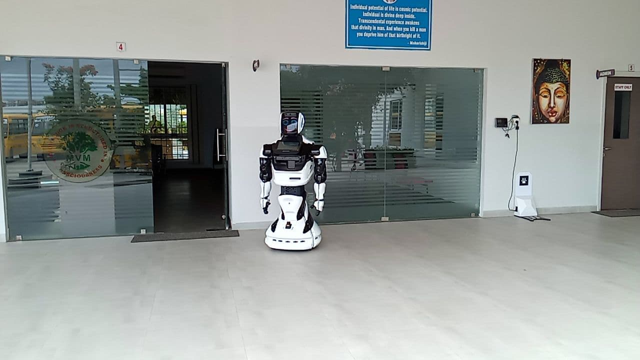 Promobot teacher starts to work in the school for gifted children in ...